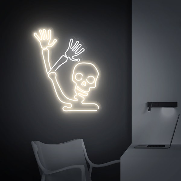 Skull Led Sign - Etsy