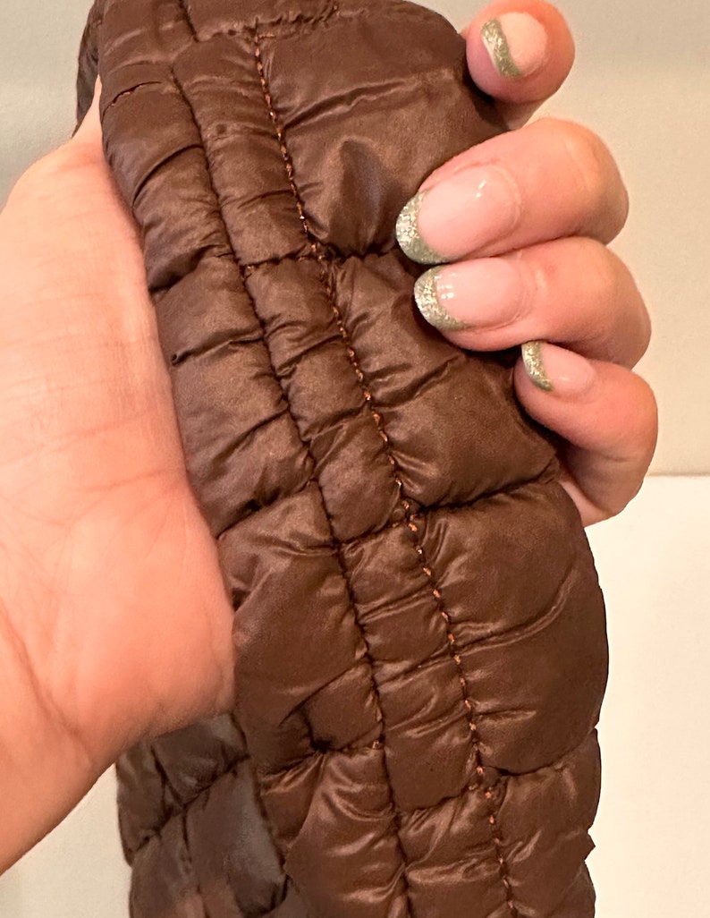 Brown Bag, Trendy Large Ruched Shoulder Bag, Plaid Pattern Zipper Bag ...