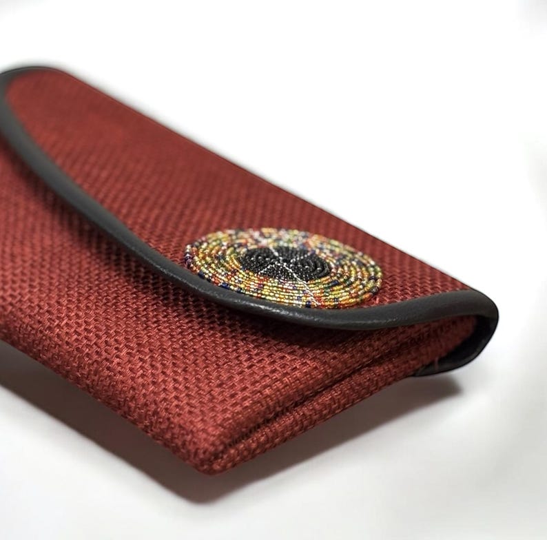 Handcrafted Burgundy Clutch, Statement Envelope Clutch Purse Perfect ...