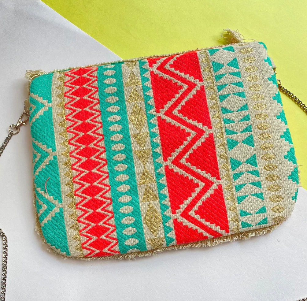 Boho Clutch Boho Bag Handmade Clutch Anniversary Gift for Her Luxury ...
