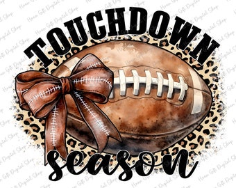 Touchdown Png, Touchdown Season Png, Distressed Football Png Shirt ...