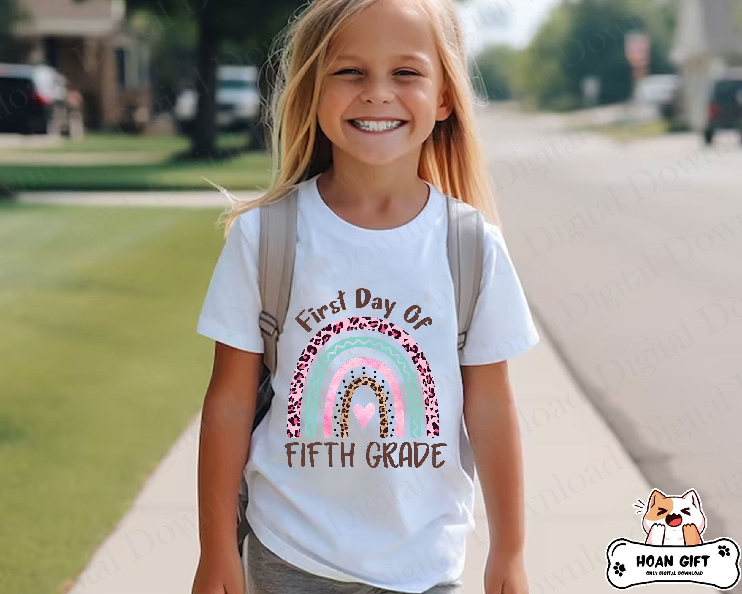 First Day of School Rainbow Png Bundle Back to School Png - Etsy