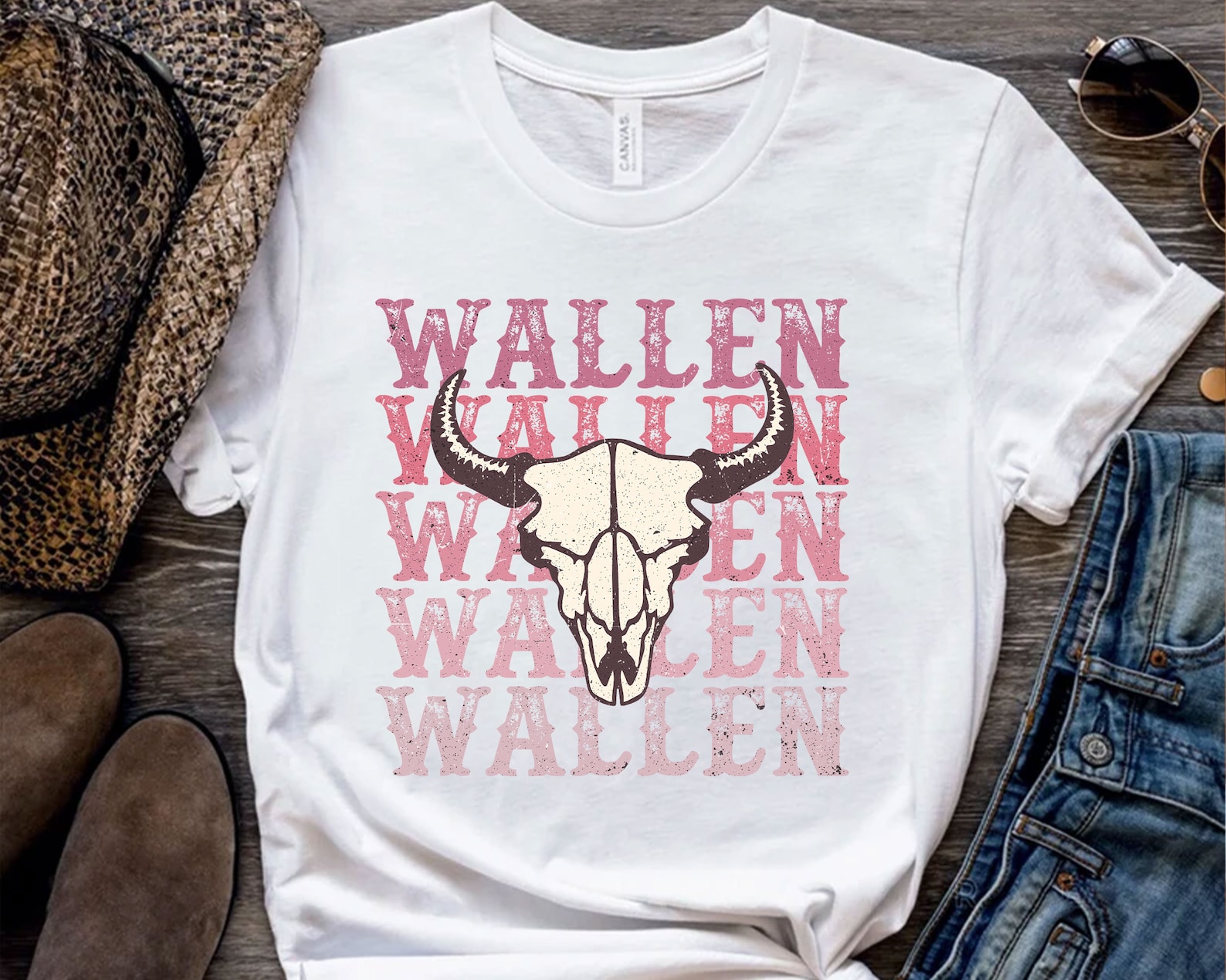 Wallen Bull Skull Png Retro Western Png Bull Skull Png Country - Etsy
