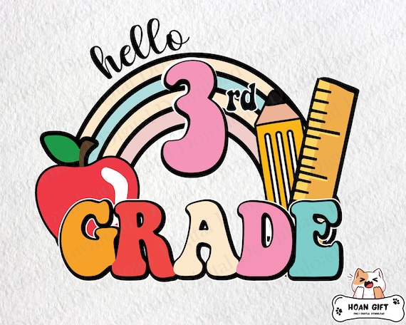 Third Grader Logo 3rd Grade PNG Transparent Images Free Download