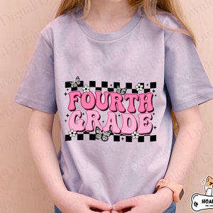 Fourth Grade Svg, Back to School SVG, Retro Groovy Svg, First Day of ...