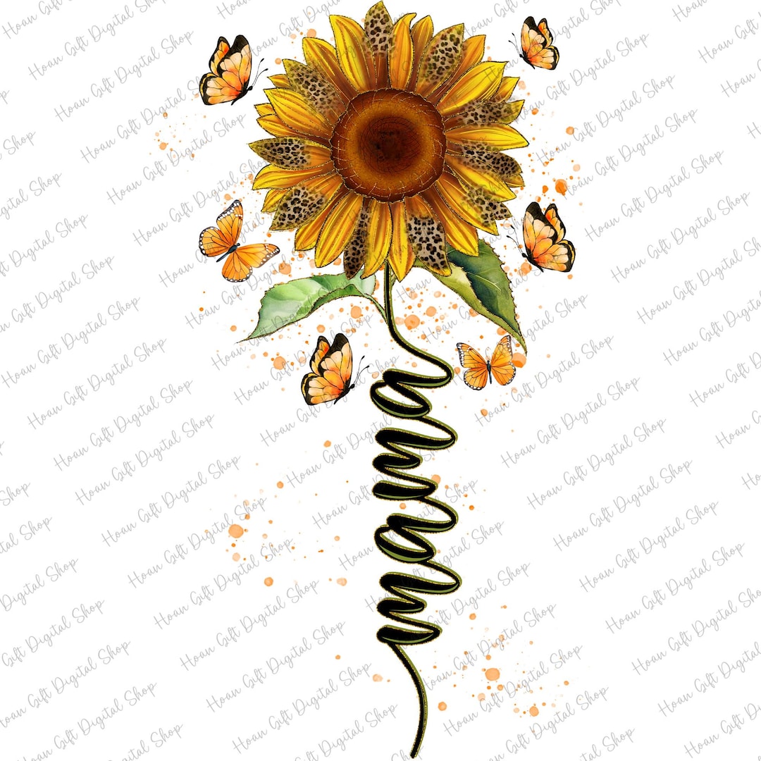 Sunflower Mama Png, Sunflower Sublimation Design, Mothers Day Png ...