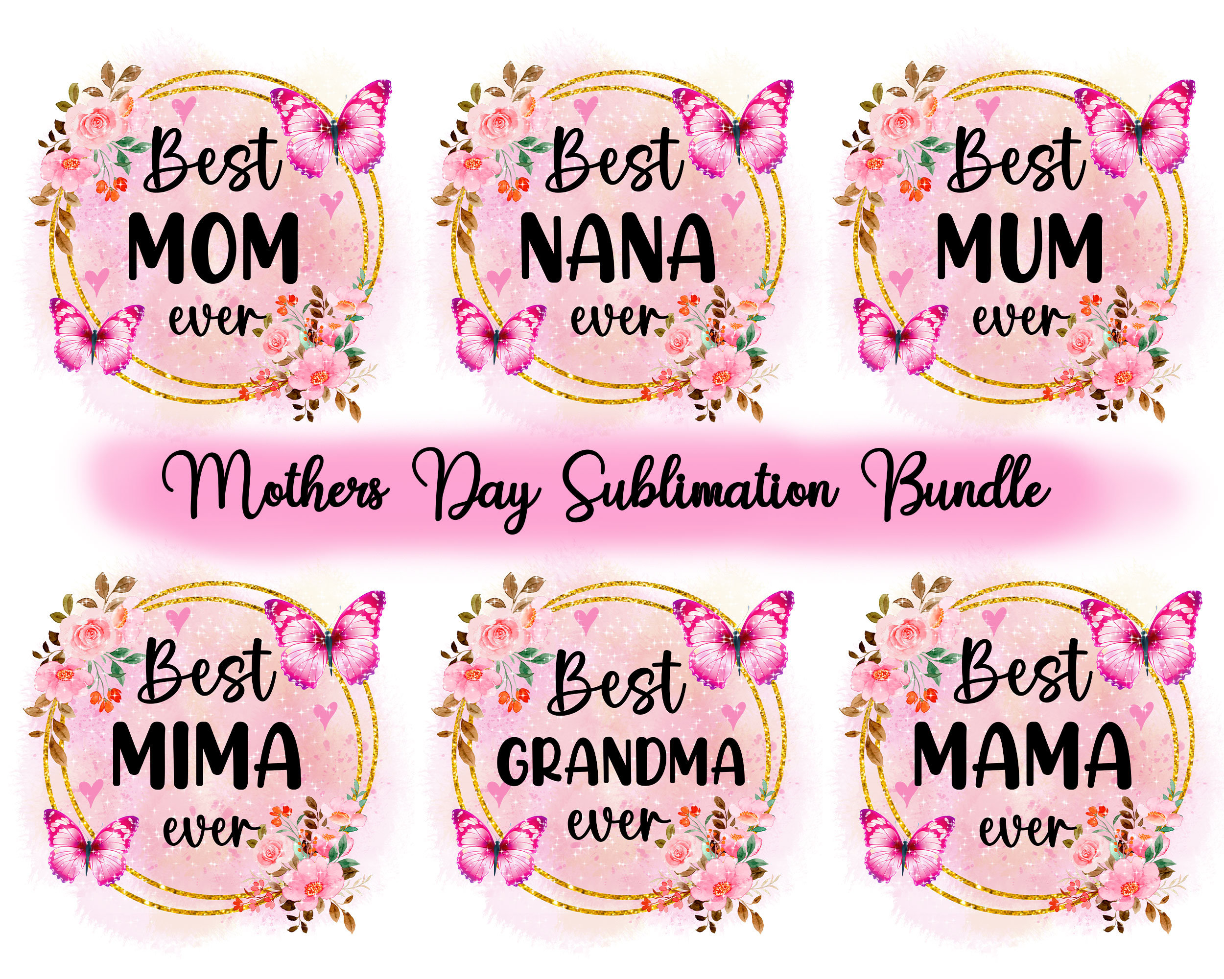 Mothers Day Png Bundle Best Mom Ever Png Mothers Day Gifts - Etsy