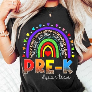 Pre K Leopard Png, First Day of School Png, Leopard Rainbow Png ...