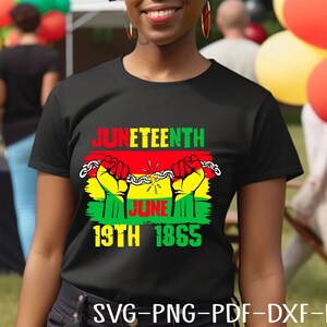 Juneteenth 19th June 1865 Svg, Black Man Svg, Juneteenth Svg ...