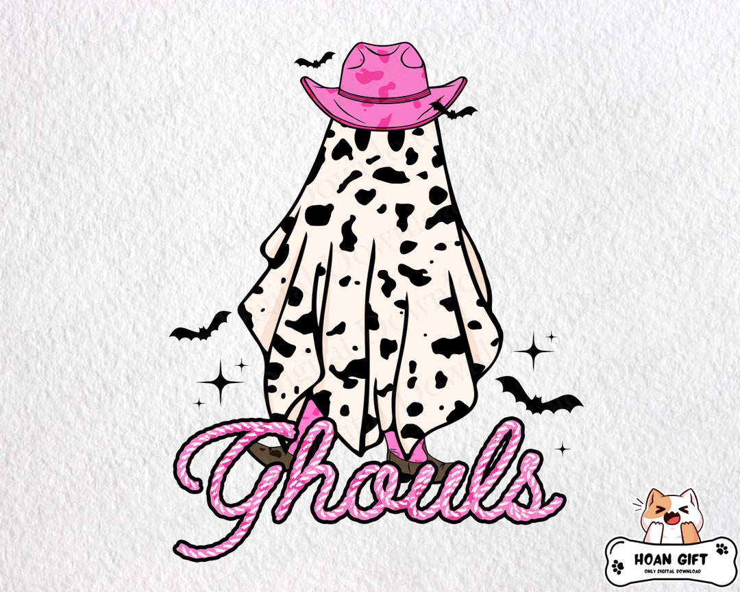 Spooky Ghouls Png, Western Halloween Png, Cowgirl Ghost Png, Spooky ...