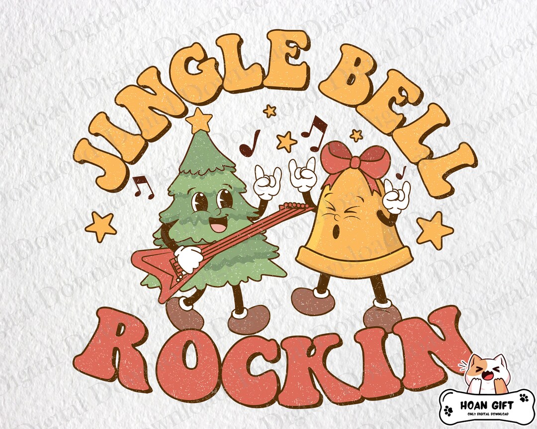 Jungle Bell Rockin Png, Funny Christmas, Christmas Rock, Merry ...