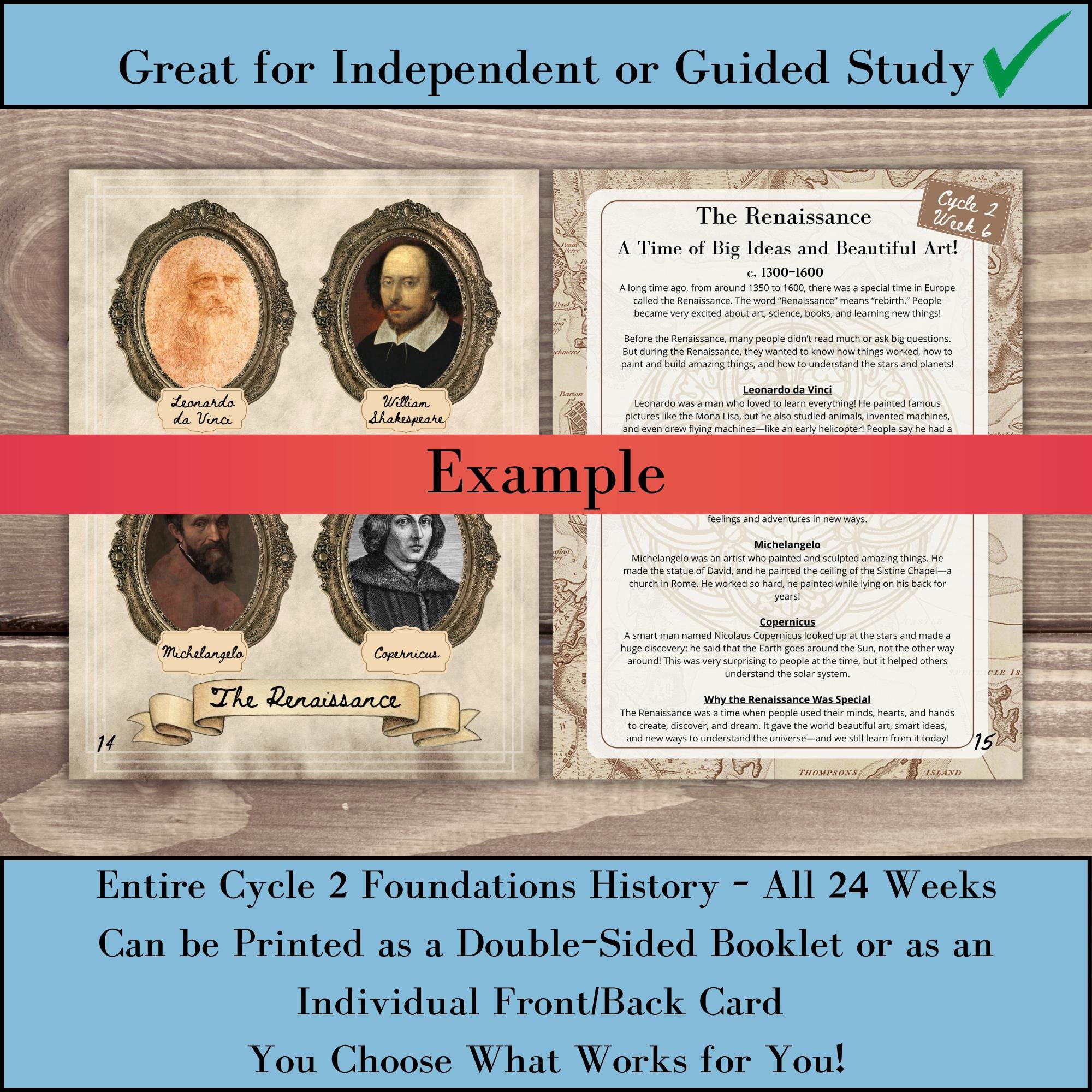CC History Supplemental | Cycle 2 | Homeschool PDF Digital Download ...