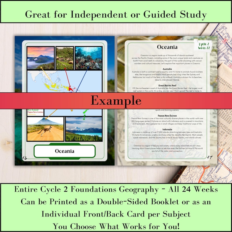 CC Geography Supplemental | Cycle 2 | Homeschool PDF Digital Download ...