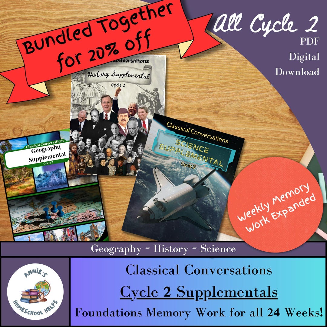 CC Cycle 2 Supplementals | History - Geography - Science | Homeschool ...