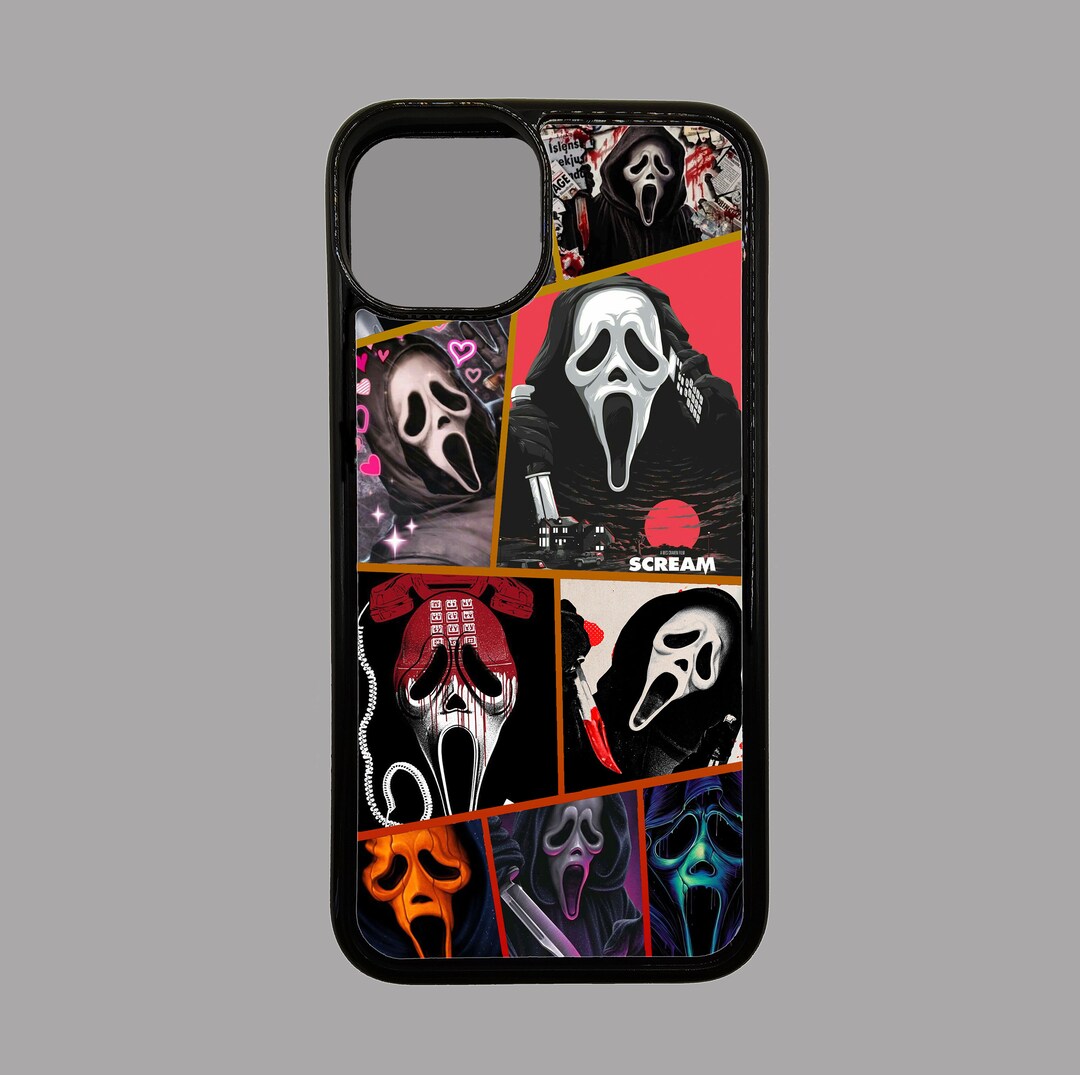 Scream Ghost Face Collage Mash up Horror Characters Horror Flexible ...