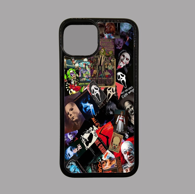Horror Movies Mash up Horror Characters Horror Flexible iPhone Case ...