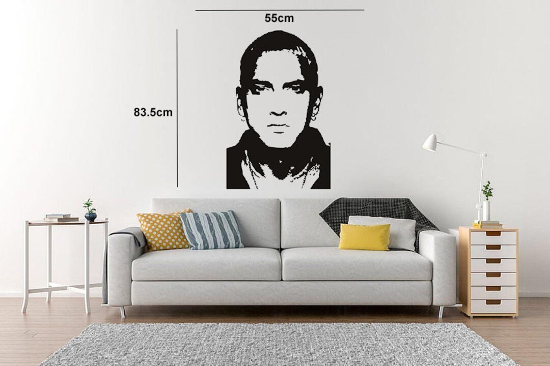 Eminem Rapper Music Wall Sticker Decal - Etsy
