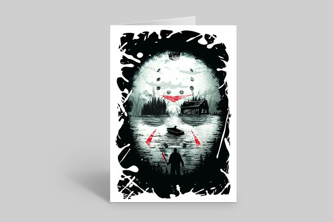 Jason Voorhees Greetings Card Cards Birthday Anniversary Valentines ...