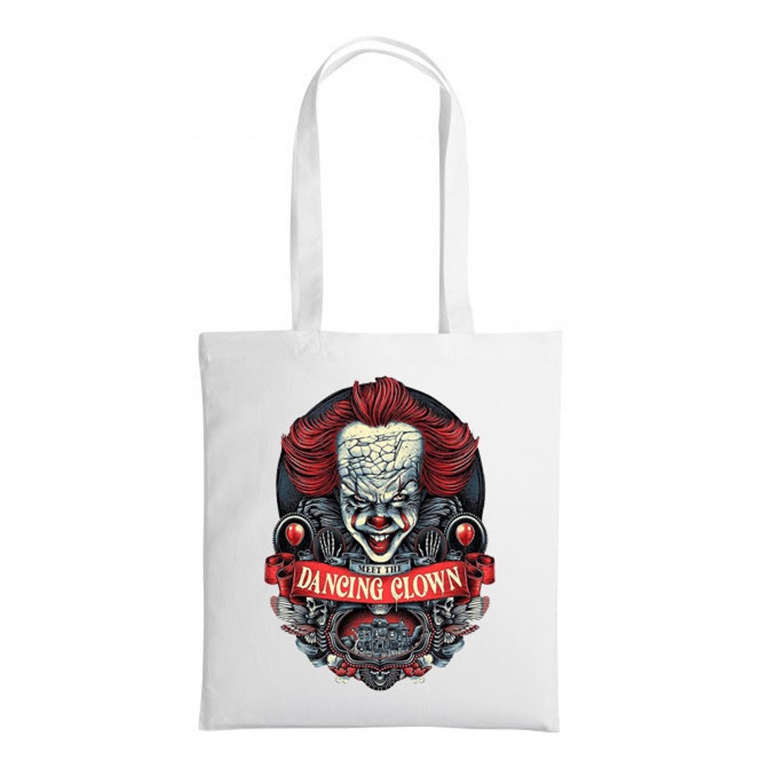 IT Penny Wise Horror Tote Bag Shopping Tote Bag Tote Bag Horror Horror ...