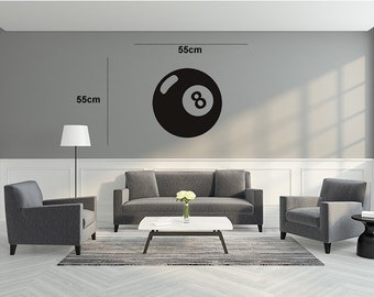 8 Ball Decal,8 Ball Car Decal, 8 Ball Sticker Wall Decal Car Truck ...