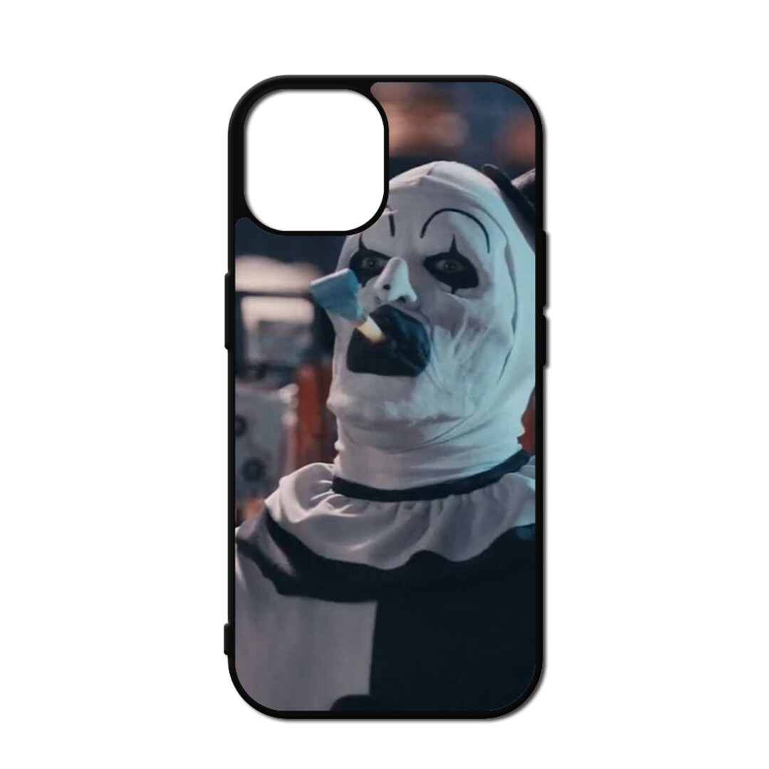 Terrifier Art the Clown Horror Movie Characters Horror Rubber iPhone 15 ...