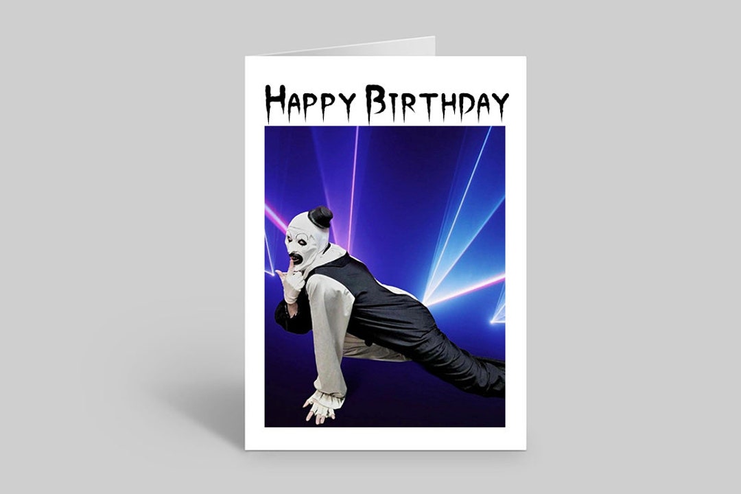 Terrifier Greetings Card Cards Birthday Anniversary Valentines ...