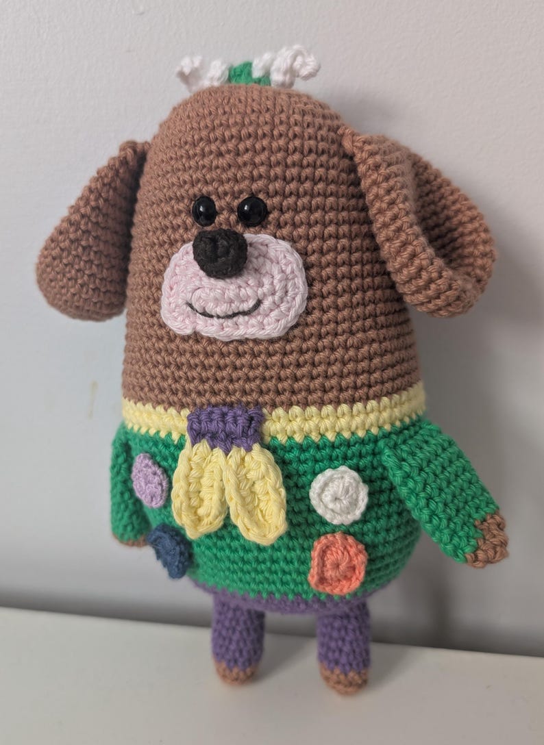 HEY DUGGEE Inspired Handmade Amigurumi Crochet Characters - Duggee ...