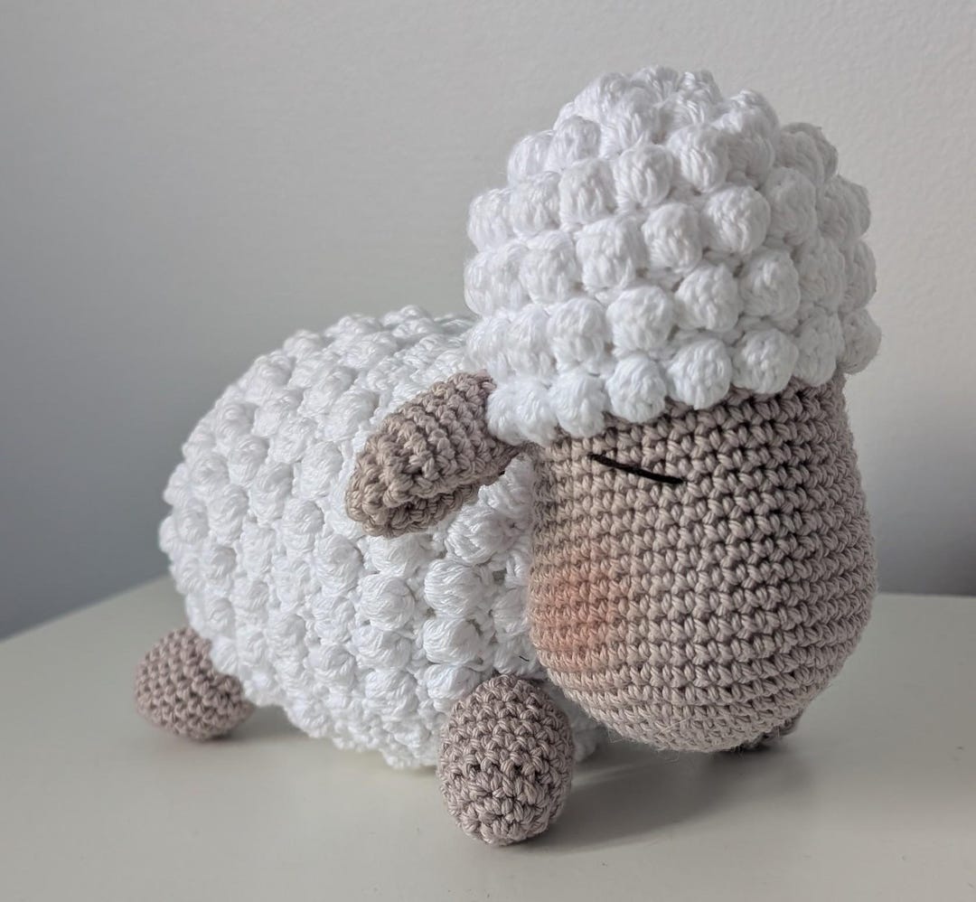 Lilly Lamb Handmade Crochet Sleepy Lamb - Etsy