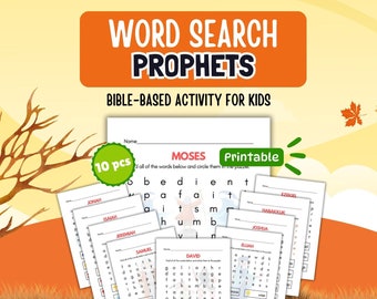 Printable Bible Word Search | Christian Activity for Kids, Sunday ...