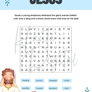 Printable Bible Word Search | Christian Activity for Kids, Sunday ...