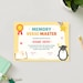 Editable Memory Verse Master Award – Bible Certificate for Sunday ...