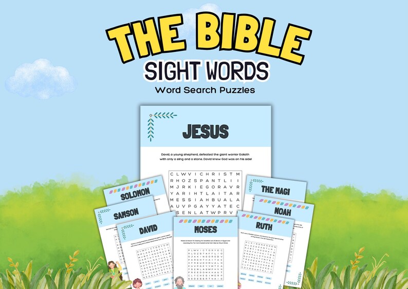 Printable Bible Word Search | Christian Activity for Kids, Sunday ...