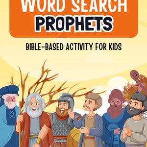 Bible Word Search (prophets) - Pintable Word Search Book Games for Kids ...