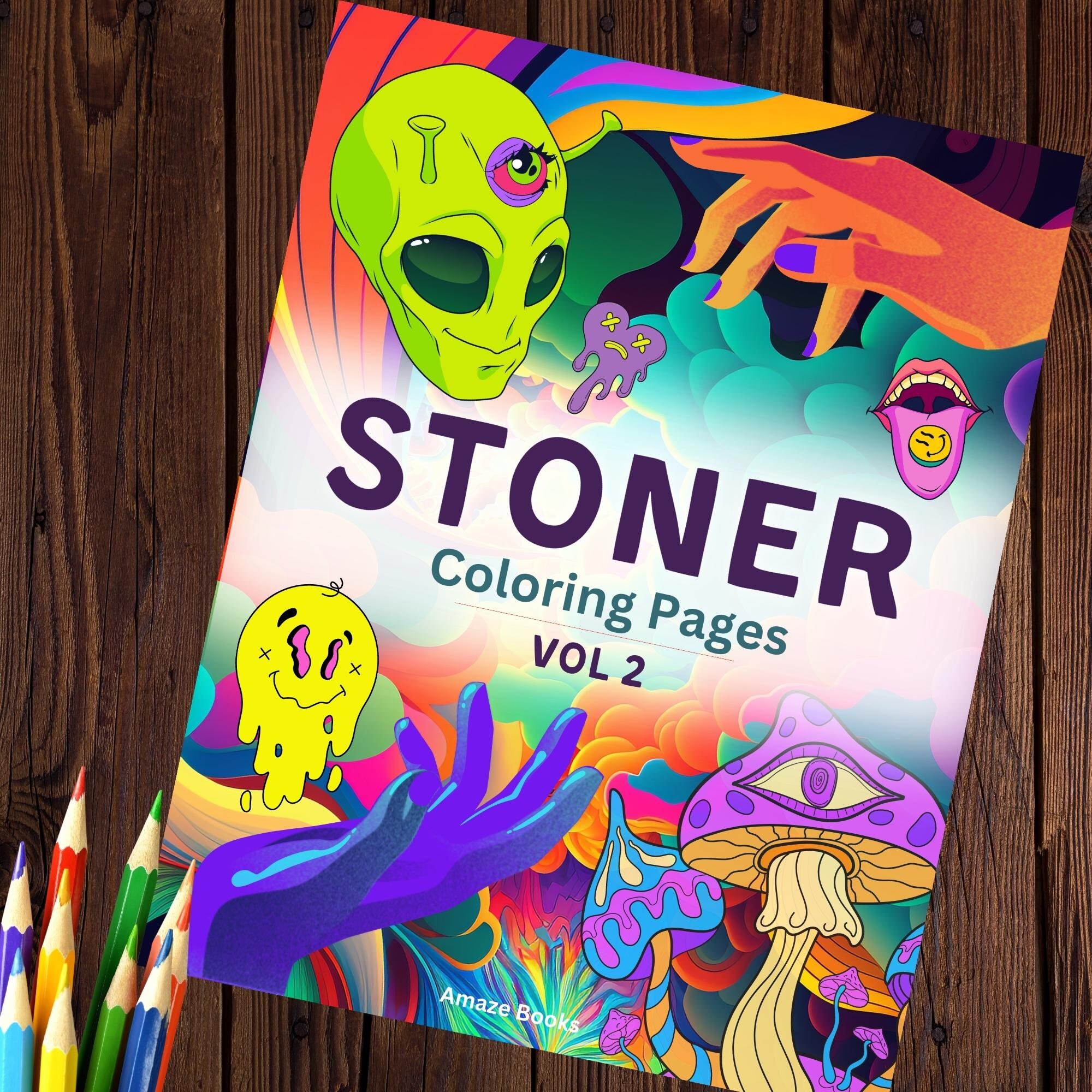 Adult Coloring Book Psychedelic Art Coloring for Adults Coloring Page ...