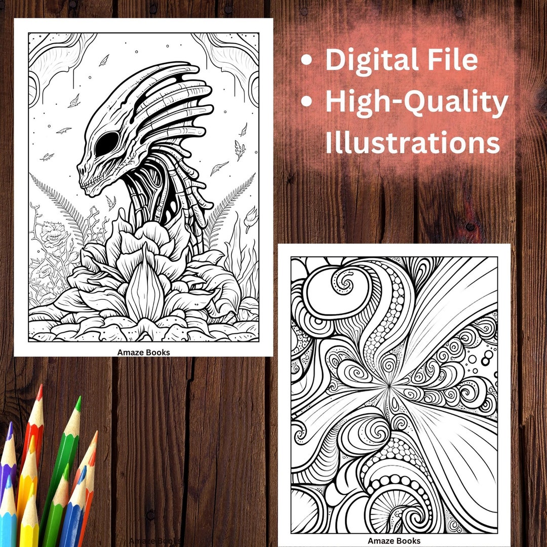 Adult Coloring Book Psychedelic Art Coloring for Adults Coloring Page ...