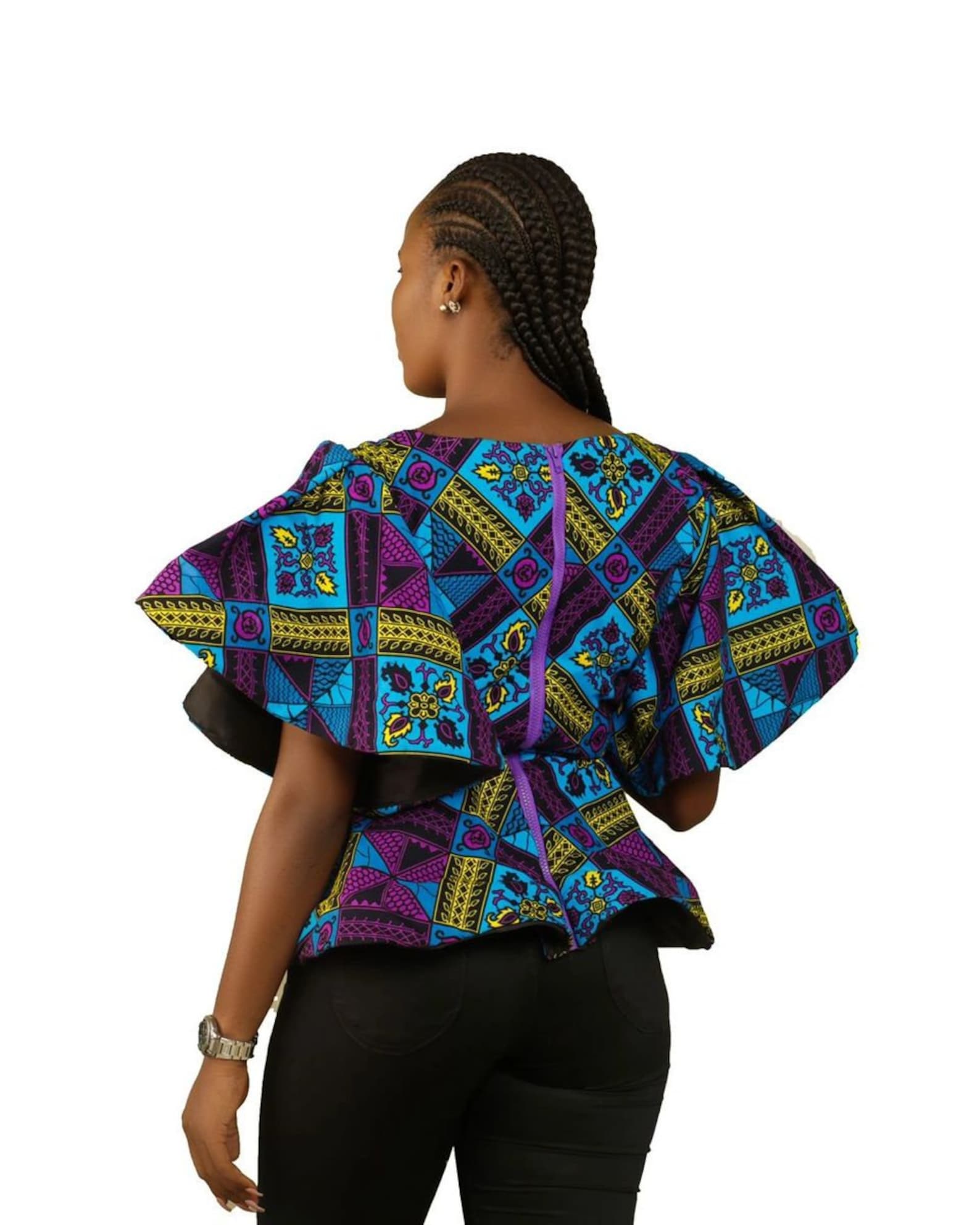 Ademide African Print Top - Etsy
