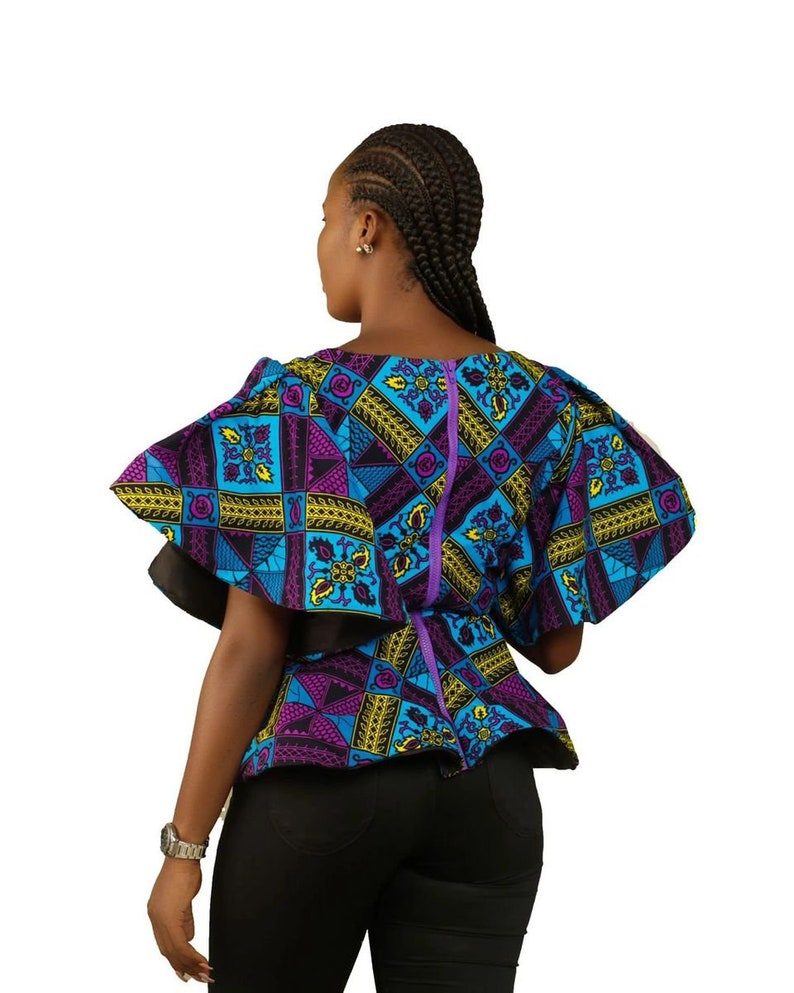 Ademide African Print Top - Etsy