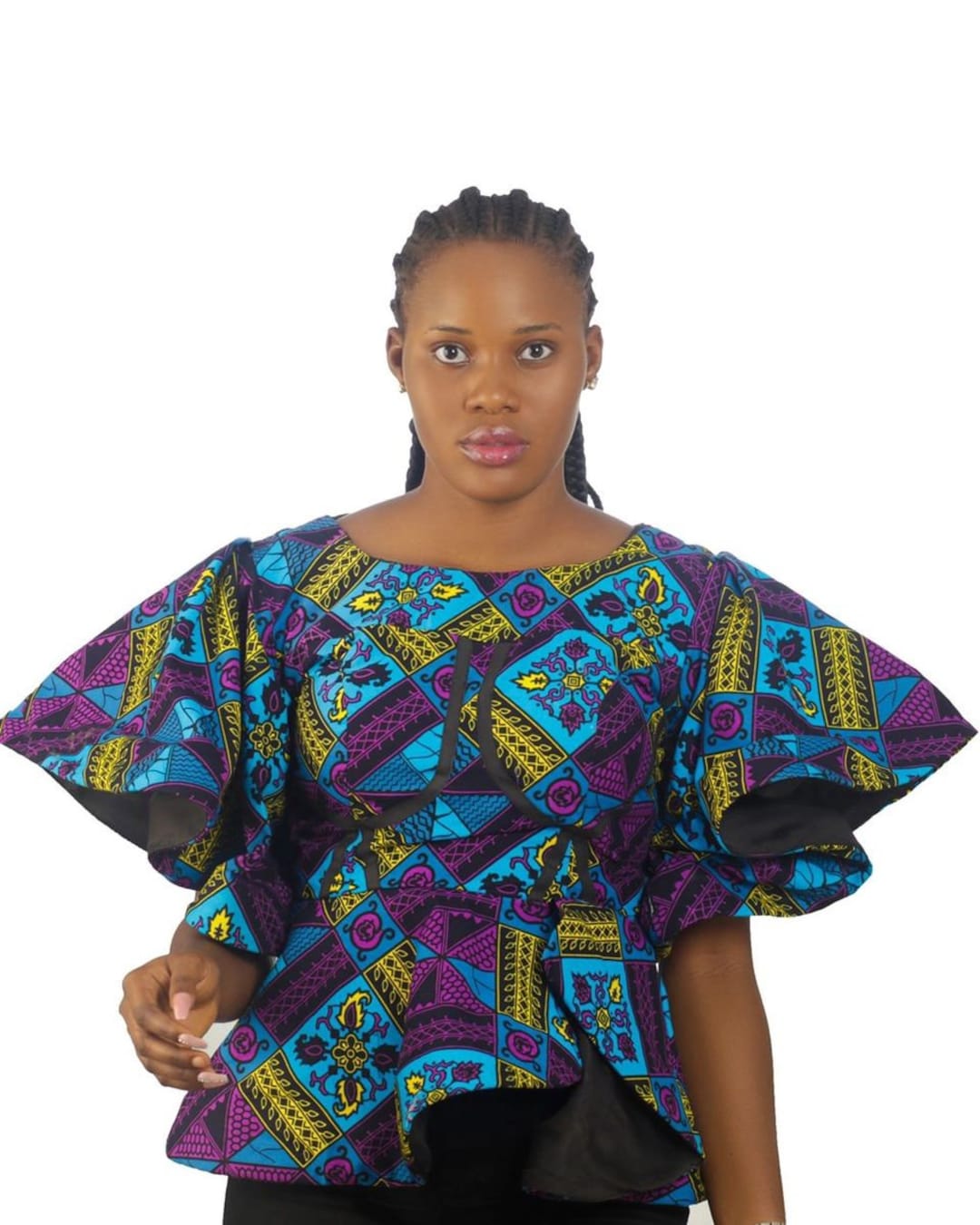 Ademide African Print Top - Etsy