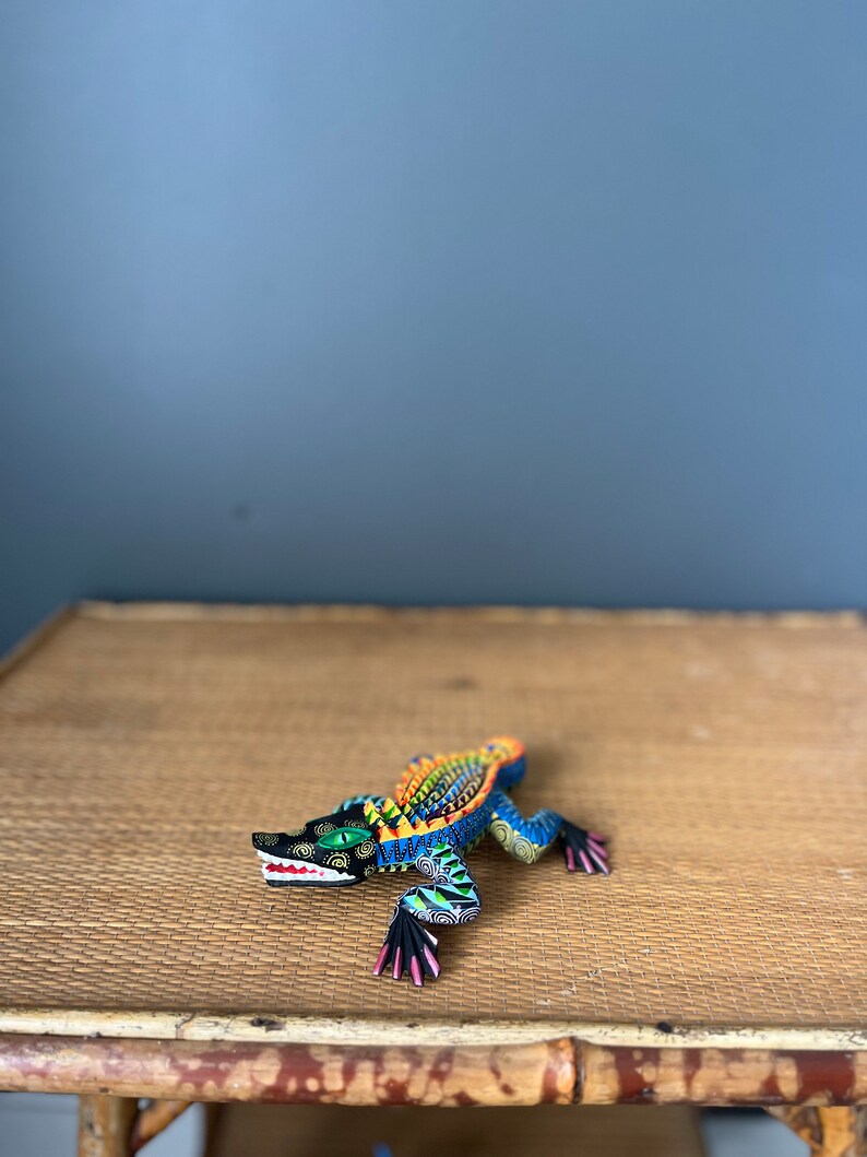 Alligator Alebrijes—oaxacan Wood Carving—alligator—reptile—wood—lagarto ...