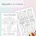 Positive Mindset Coloring Sheets, Printable Self-love Positivity ...