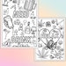 Funny Adult Colouring Pages Printable A4 Swear Word - Etsy