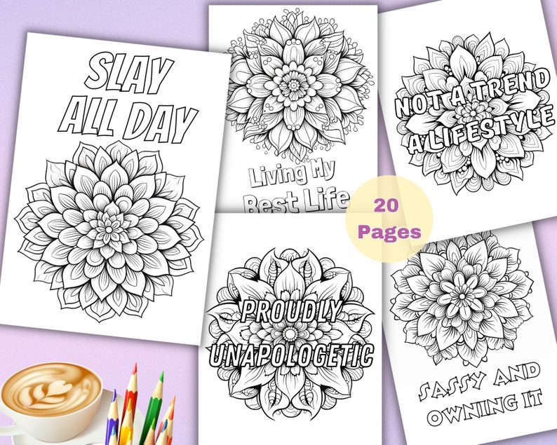 Sassy Colouring Pages, Funny Adult Colouring Book, Cheeky Coloring ...