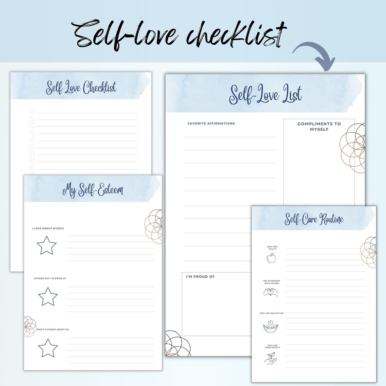 Self-love Journal Printable Gratitude Journal Self Love - Etsy