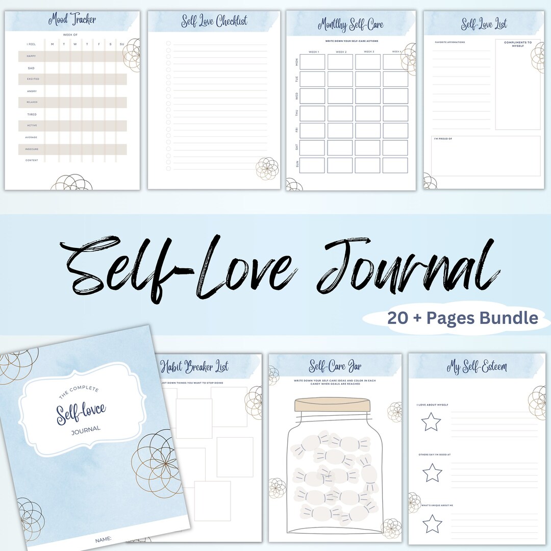Self-love Journal Printable Gratitude Journal Self Love - Etsy