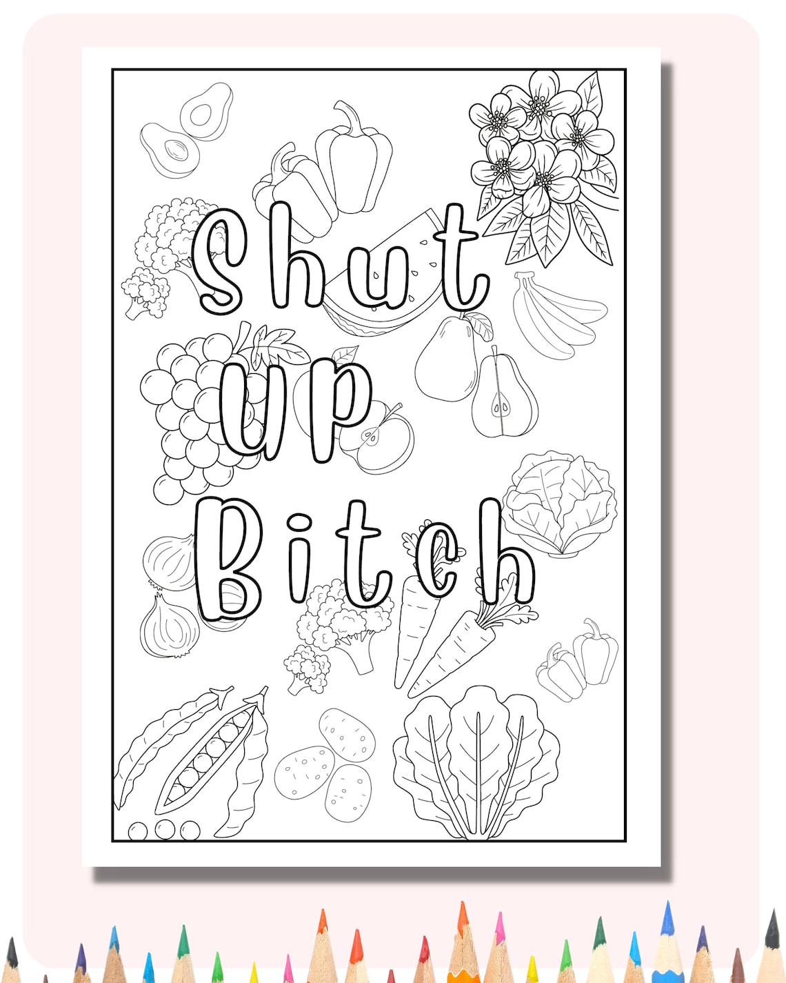 Adult Coloring Pages Swear Word Colouring Pages 20 Printable Funny ...