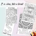 Positive Mindset Coloring Sheets, Printable Self-love Positivity ...