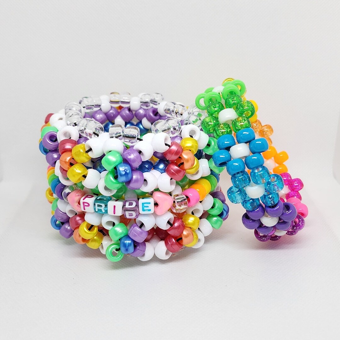 Rotating Kandi Mini Cuff and Flower Cuff - Etsy