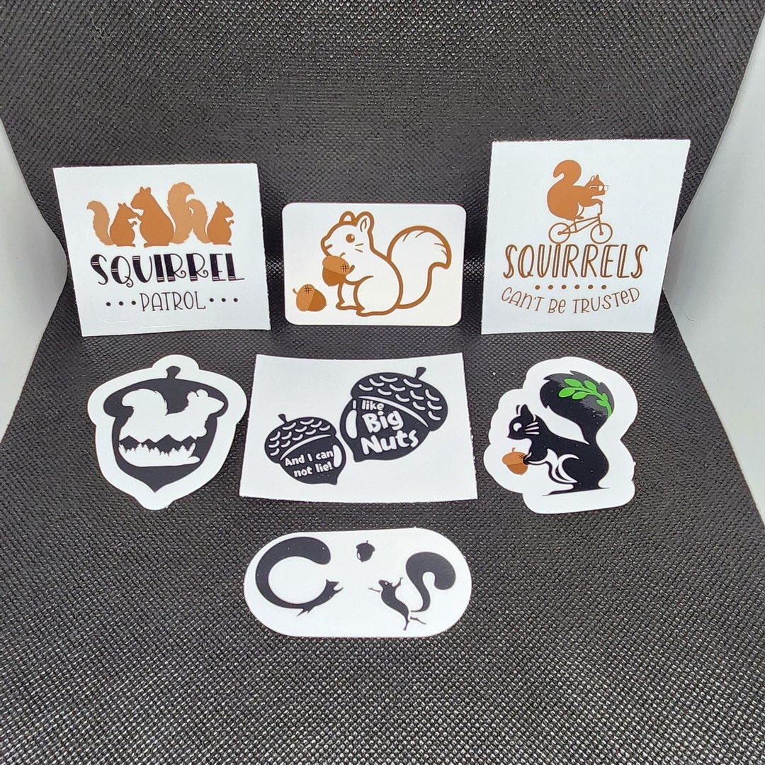 Squirrels Waterproof Vinyl Stickers - Etsy