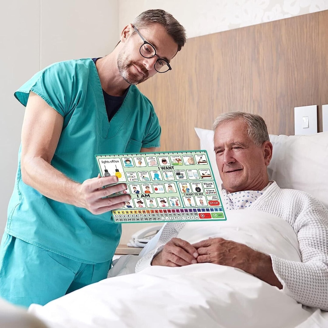 Communication Cards / Board for Nonverbal Adults Aphasia Stroke ...