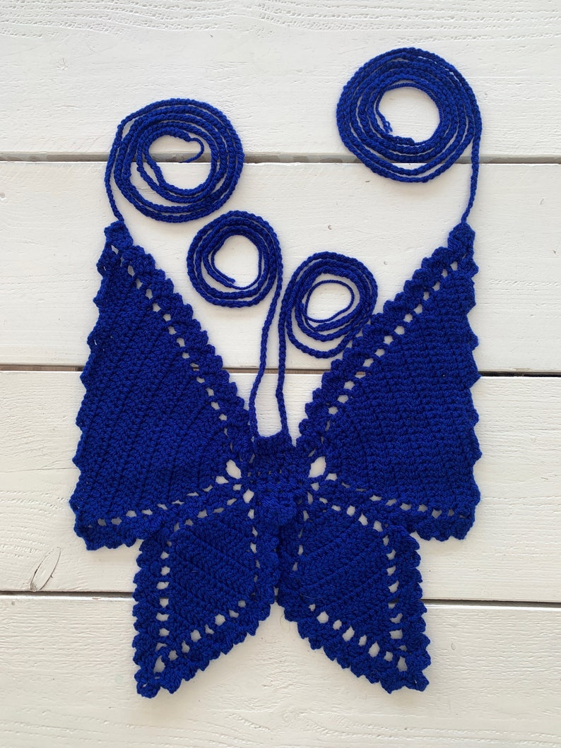 Crochet Butterfly Top // Handmade Summer Top, Handmade Butterfly Top ...